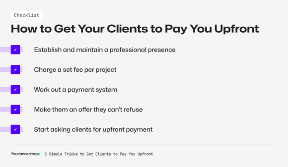 How to Ask for Upfront Payment from Clients - Freelancer blog