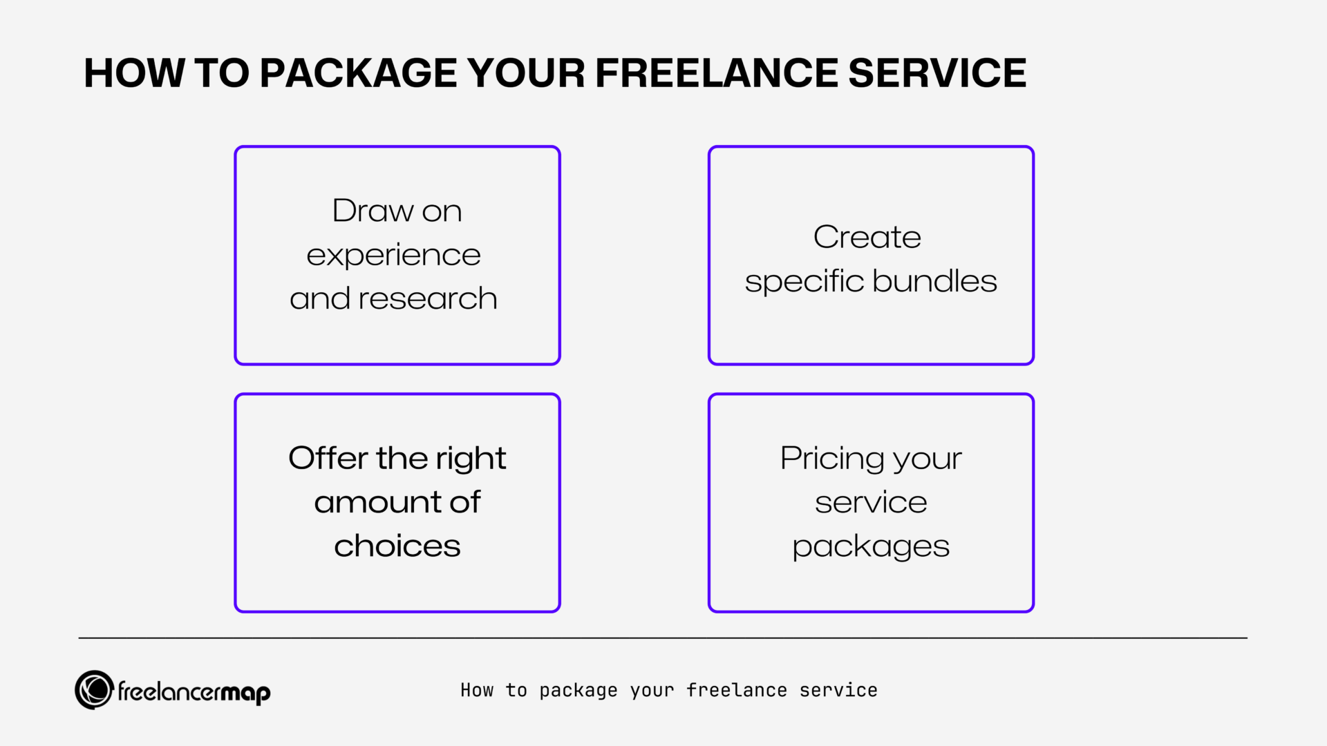 How to Package Your Freelance Services [Bundle Examples]