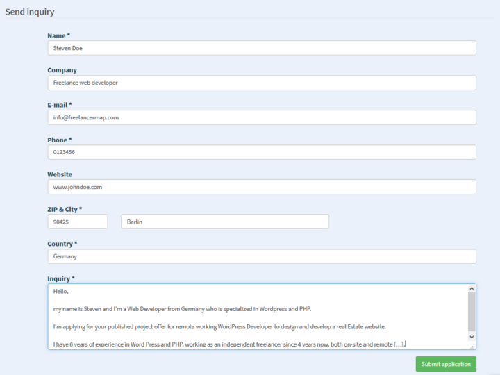 How to write a 'killer freelance bid' on freelancermap.com