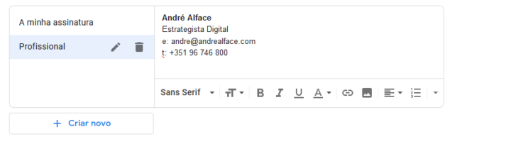 Como criar uma assinatura de email profissional e diferenciada