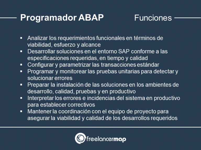 ¿Qué hace un programador ABAP? | Perfiles profesionales en TI