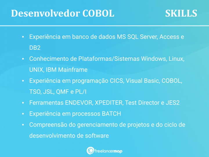 O que faz um desenvolvedor COBOL? | Perfis profissionais em TI