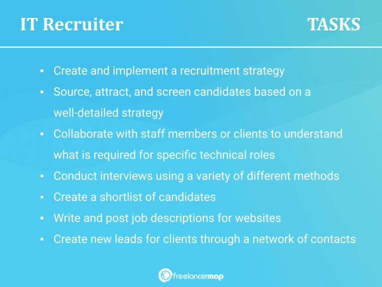 What Does An IT Recruiter Do? | Roles in IT