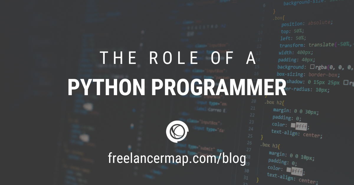 What Does A Python Programmer Do Job Profile IT Role