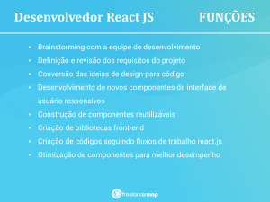 O que faz um desenvolvedor React JS? | Perfis profissionais em TI