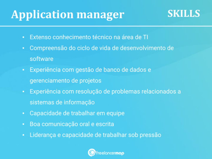 O que faz um application manager? | Perfis profissionais em TI