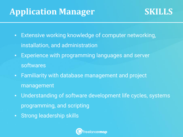 What Does An Application Manager Do? | Job Role & Insights