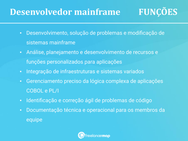O que faz um desenvolvedor mainframe? | Perfis profissionais em TI