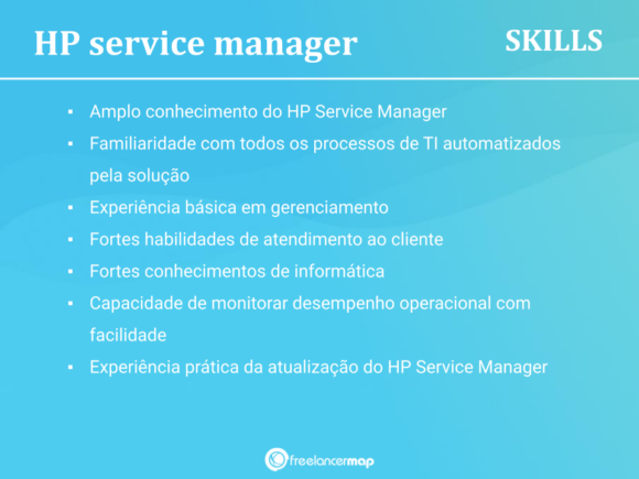 O que faz um HP service manager? | Perfis profissionais em TI